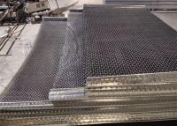 China Mine Sieving Sand Hooked Vibrating Wire Mesh Screen Crimp Stainless Steel for sale