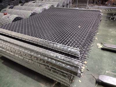China Heavy Duty Crimped Mining Vibrating Screen 65mn 2.0m X 2.5m For Quarry for sale