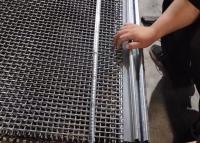 China Manganese Steel Painted Pre Crimped Wire Mesh 4mm for sale