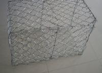 China Heavy 100 X 100 Mm Welded Gabion Baskets Stainless Steel Hexagonal Wire Mesh for sale