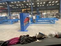 China 3m Width Wire Mesh Bending Machine For Curved Mesh Fence Panels for sale