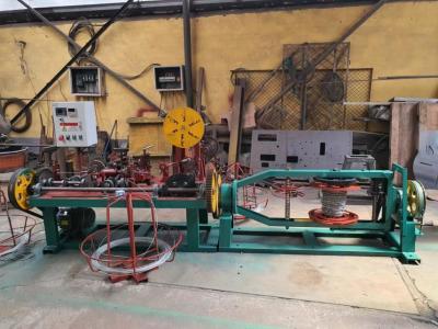 China Double Strand Ordinary Barbed Wire Making Machine 70kg/Hour for sale