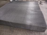 China 3.4mm Galvanized Welded Wire Fence Panels 15cm Mesh 1.22*2.44 Black for sale