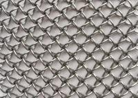 China 20m Facade Natural Color Crimped Woven Wire Mesh 2.5mm Titanium Plating 4.8mm Thickness 74% Open Area for sale
