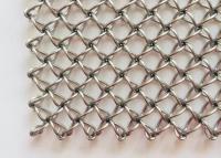 China ISO9001 2mm Stainless Steel Ring Mesh Screen - 9.6m Width, 15m Length for Architectural Decoration for sale