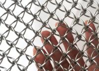 China ISO9001 2mm Stainless Steel Ring Mesh Screen - 9.6m Width, 15m Length for Architectural Decoration for sale