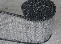 China Stainless Steel Chain Link Conveyor Belt 1.2mm Wire 10-250cm Width for Food Freezing Processing for sale
