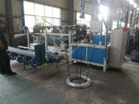 China Double Wire Automatic Diamond Mesh Machine For Chain Link Fence for sale