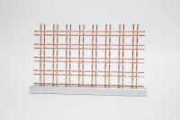 China Square Hole Crimped Decorative Woven Wire Mesh For Cabinets for sale