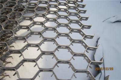 China 2mm 2.5mm Thickness Hex Mesh Refractory Stainless Steel for sale