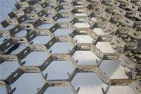 China 2mm 2.5mm Thickness Hex Mesh Refractory Stainless Steel for sale
