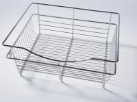 China Custom 316 Stainless Steel Wire Basket Tray Drainer for Kitchen Cabinets - 2-4mm Wire Diameter, 800°F Temperature Rating for sale