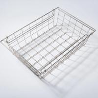 China Custom 316 Stainless Steel Wire Basket Tray Drainer for Kitchen Cabinets - 2-4mm Wire Diameter, 800°F Temperature Rating for sale