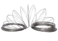 China Chinese Factory Single Razor Wire Galvanized Concertina Razor Barbed Wire And Fencing For Prison And Airport for sale