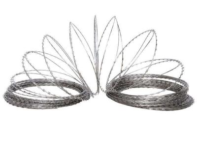 China Chinese Factory Single Razor Wire Galvanized Concertina Razor Barbed Wire And Fencing For Prison And Airport for sale