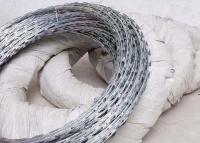 China Chinese Factory Single Razor Wire Galvanized Concertina Razor Barbed Wire And Fencing For Prison And Airport for sale