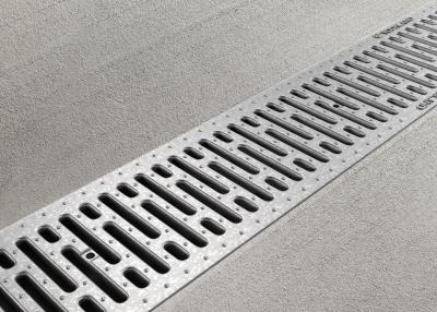 China Stainless Galvanized Steel Grating Channels With Siphon Floor Drain / Plate Cover for sale