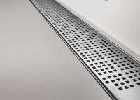 China Stainless Galvanized Steel Grating Channels With Siphon Floor Drain / Plate Cover for sale