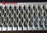 China Hot Dipped Galvanized Grip Strut Perforated Metal Grating 0.8-6.0mm Thickness with Diamond Safety Pattern for sale