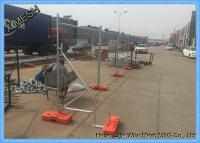 China AS 4687 Standard Hot Dipped Galvanized Temporary Mesh Fencing 2400mm x 2100mm with 4mm Steel Wire for sale