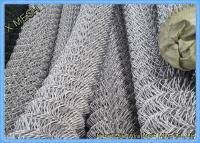 China Hot Dipped Galvanised  11 Gauge Chain Link Fence Fabric Steel Wire / Posts for sale