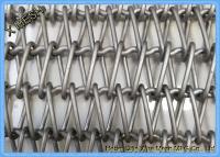 China Inconel 601 Spiral Mesh Conveyor Belt for Semiconductor Transport - 150-5500mm Width, 1050°C Temperature Rating for sale