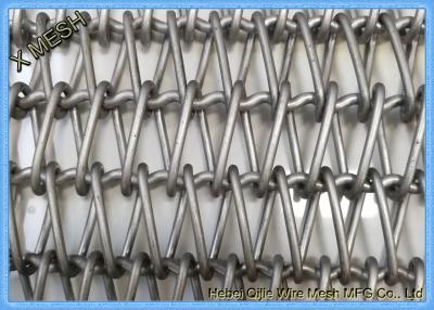 China Inconel 601 Spiral Mesh Conveyor Belt for Semiconductor Transport - 150-5500mm Width, 1050°C Temperature Rating for sale