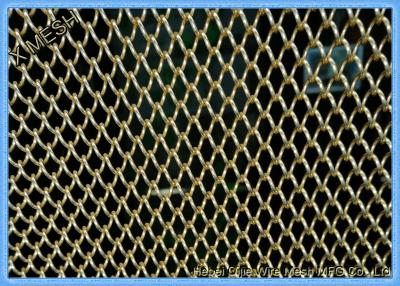 China 1.5mm Decorative Spiral Curtain Wire Mesh - Stainless Steel or Aluminum Alloy for Interior Design and Architectural Screening for sale