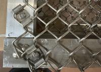 China Stainless Steel 316L Chain Link Fence Fabric Boundary Wall Galvanized Steel for sale