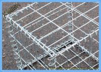 China Hot Galvanized Welded Gabion Baskets with 3.0mm Wire Diameter and 75 × 75 Mesh Open for Retaining Wall for sale