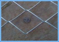 China Heavy Duty Galvanized Chain Link Fence Fabric 50x50mm Mesh with 1.6-6.0mm Wire Diameter for Industrial and Residential Use for sale