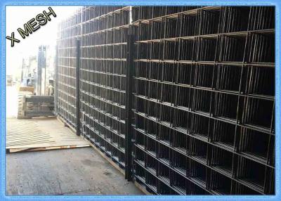 China Coated Welded Wire Mesh Panels A393 Rectangular Hole Concrete Reinforcing for sale
