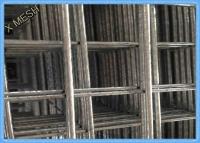 China Powder Coated Welded Wire Mesh , Hot Dipped Galvanized Wire Fence Panels Black for sale