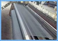 China Black PVC Coated Fiberglass Insect Screen 18×16 Mesh 0.6-3.0m Width 280N Break Strength for sale