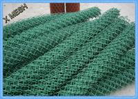 China Electric Galvanized Chain Link Fence Cover Fabric Low Carbon Steel Astm A392 Standard for sale