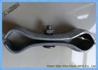 China Anti Corrosion Temporary Mesh Fencing Hot Galvanized Clamps 30 X 110mm Dimension for sale