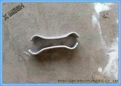 China Anti Corrosion Temporary Mesh Fencing Hot Galvanized Clamps 30 X 110mm Dimension for sale