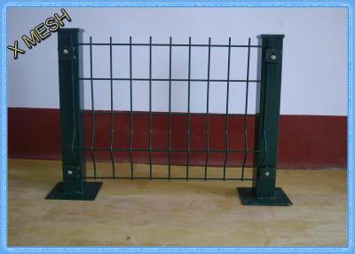 China V Shape Heavy Gauge Wire Mesh Panels PVC Coated 2.5m W X 2.2m H Weather Proof for sale