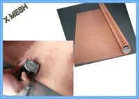 China Copper Fine Micro Screen Woven Metal Wire Mesh 30m Length 0.06-1.8mm Wire 6-350 Mesh Abrasion Resistant for sale