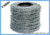 China Border Security Protection Galvanized Barbed Wire Steel ASTM Standards for sale