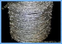 China Border Security Protection Galvanized Barbed Wire Steel ASTM Standards for sale
