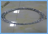 China BTO22 Safety Razor Barbed Wire Hot Dipped Galvanized 3/5 Clips PVC Coated 22mm Barb Length for sale