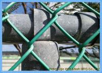 China Extruded PVC Coated Chain Link Fence Privacy Screen 0.015-0.025 inch Coating ASTM F668 Border Fencing for sale