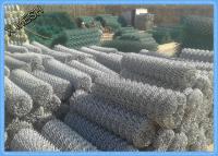 China Acid / Alkali Resistant Mild Steel Wire Chain Link Fence Rolls Galvanized 50x50mm for sale