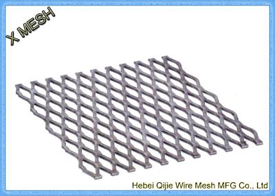 China Diamond Hole Aluminum Flattened Expanded Sheet 1.2 X 2.4m Nature Surface for sale