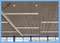 China Silver Expanded Metal Mesh , Hot Galvanized Steel Welded Wire Mesh For Ceiling Tiles for sale