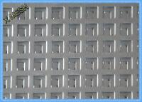 China Thick Square Hole Perforated Sheet Metal Hot Dipped Galvanized 1.5mm Thickness for sale
