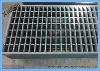 China Serrated Welded Steel Bar Grating 25x3mm to 75x10mm with 83.3% Drainage Area for Industrial Floor Applications for sale