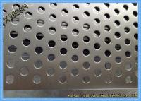 China Powder Coated Perforated Metal Sheet with Staggered Round Holes - Custom Lengths from 0.02
