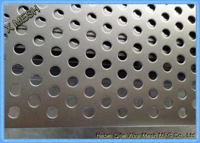 China Powder Coated Perforated Metal Sheet with Staggered Round Holes - Custom Lengths from 0.02